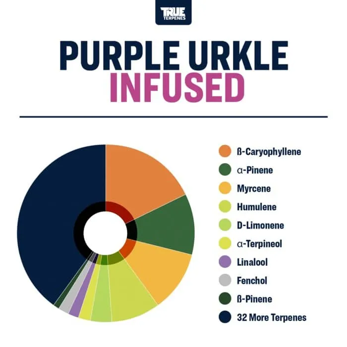 True Terpenes Urkle morado con infusión de sabor (5 ml - 960 ml)