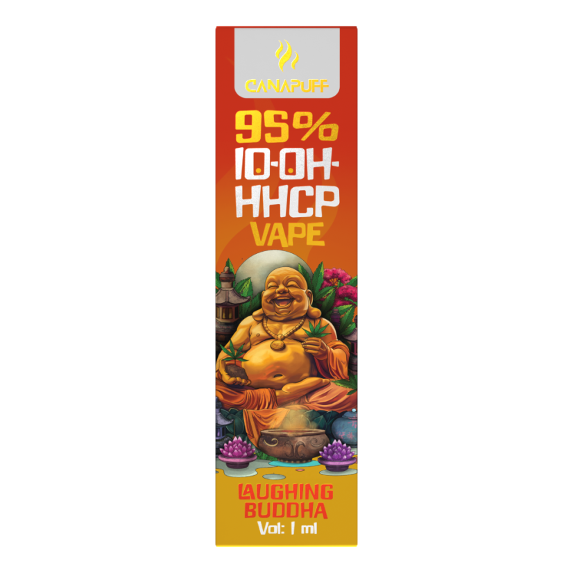 CanaPuff 10-OH-HHCP Disposable Vape Pen Laughing Buddha, 10-OH-HHCP 95 ...