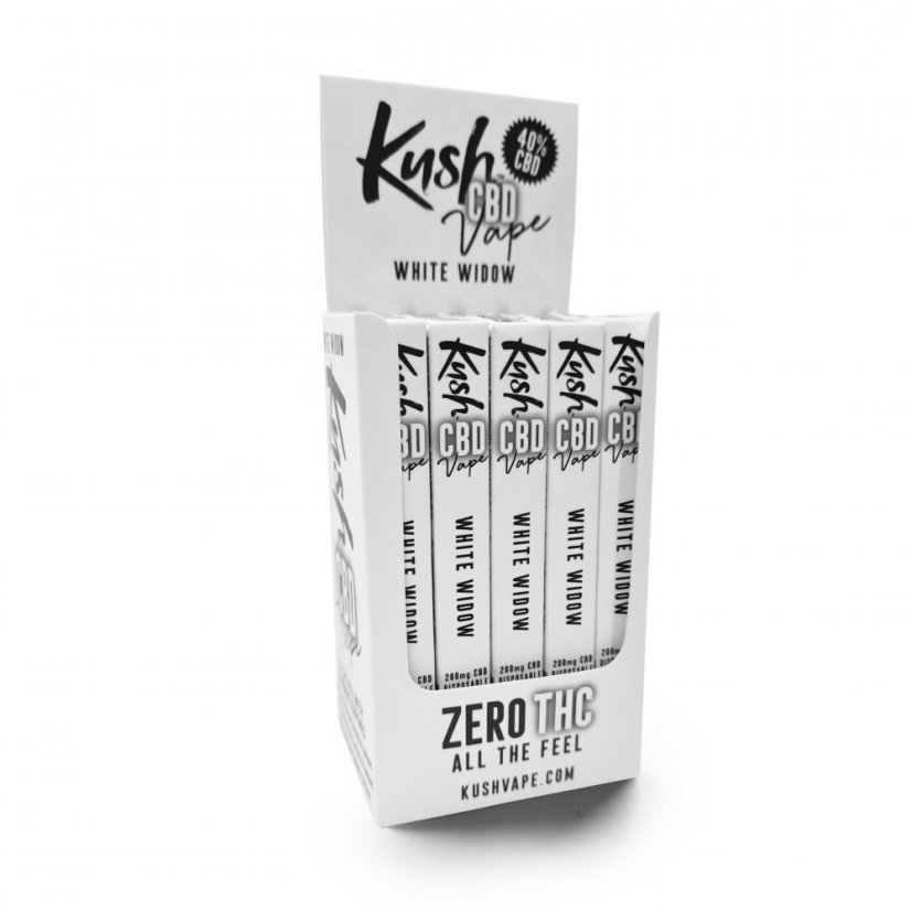 Kush CBD Vape Pen - WHITE WIDOW, 200 mg CBD