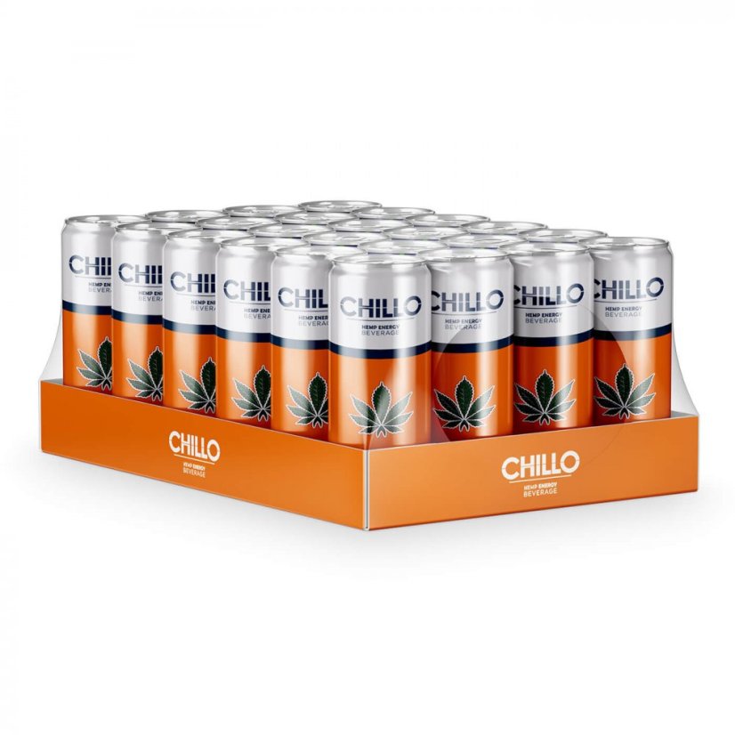 Chillo Hanf Energy Drink ohne THC, 250 ml