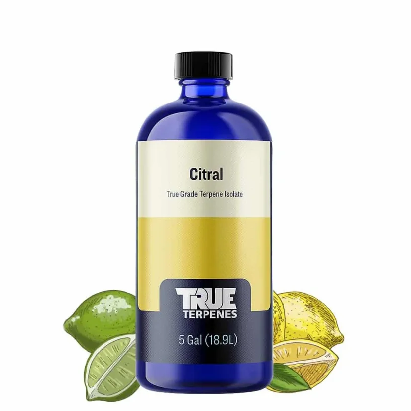 True Terpenes Terpen İzolatları Sitral (5 ml - 960 ml)