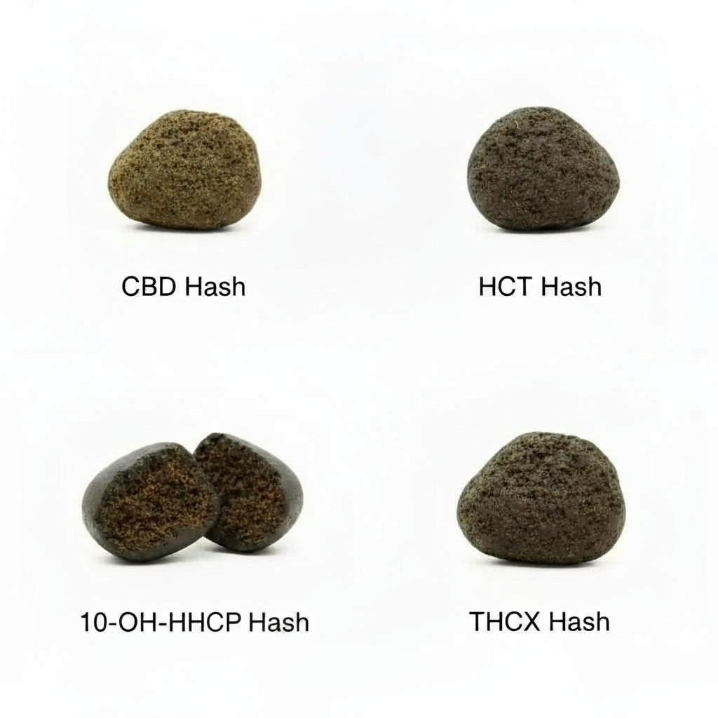 Coffret d'échantillons Morocco Hash - hachis CBD, hachis HCT, hachis 10 ...