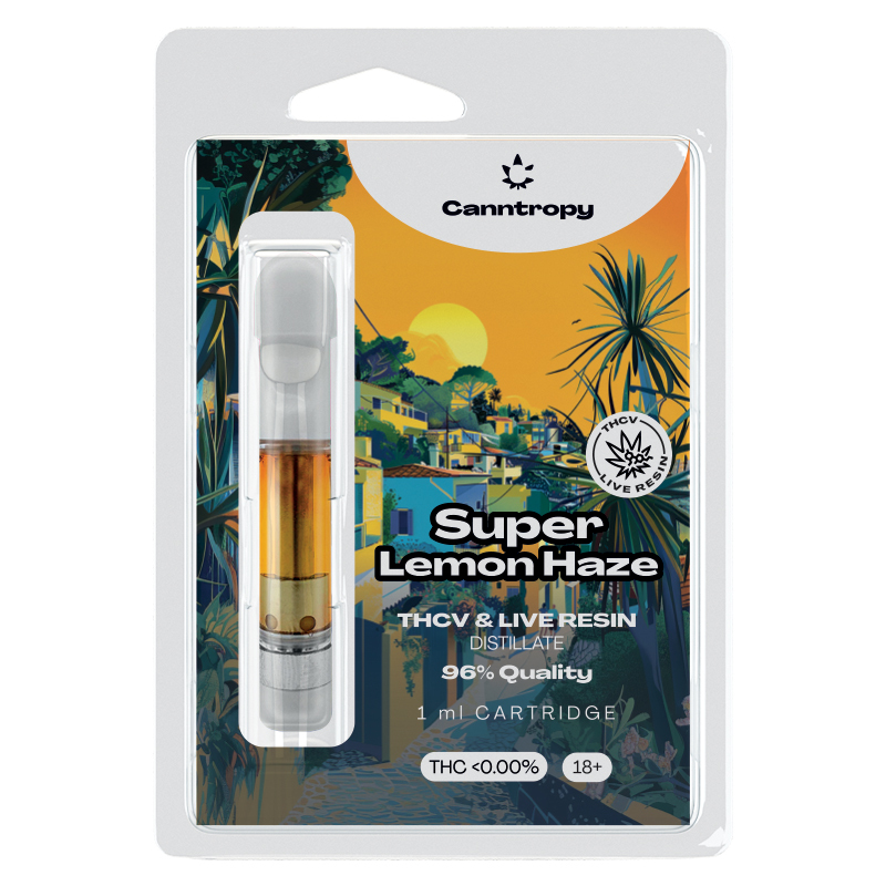 Canntropy THCV Kartuş Super Lemon Haze canlı reçine terpenleri, THCV ...