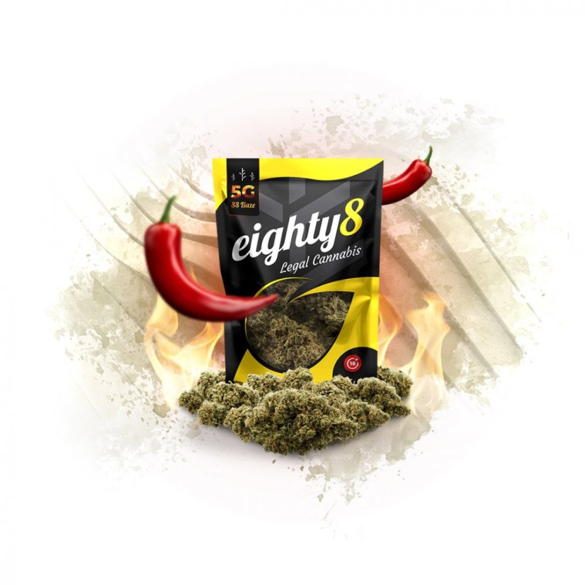 Eighty8 88 Haze CBD Hemp Flower - 1 to 25 grams