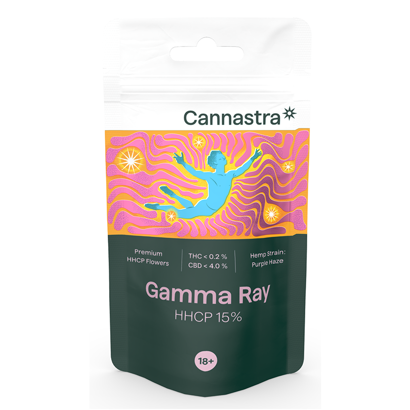Cannastra HHC-P Flower Gamma Ray (Purple Haze) - HHC-P 15 %, 1 g - 100 g