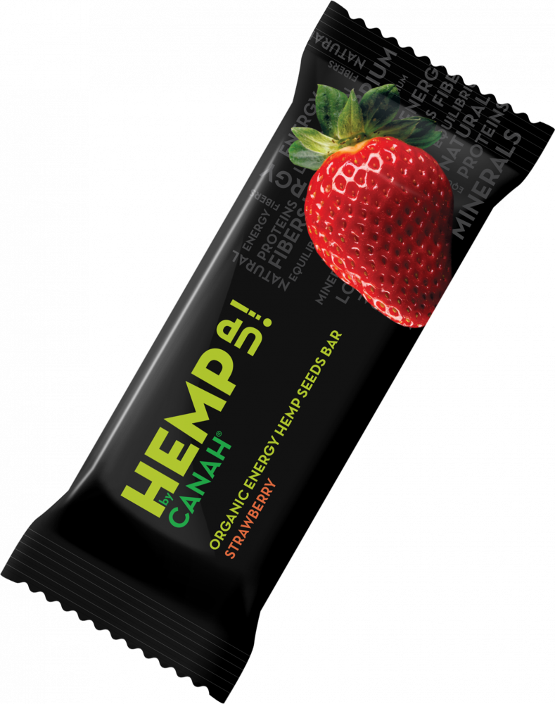 HEMP UP! Strawberry hemp bar