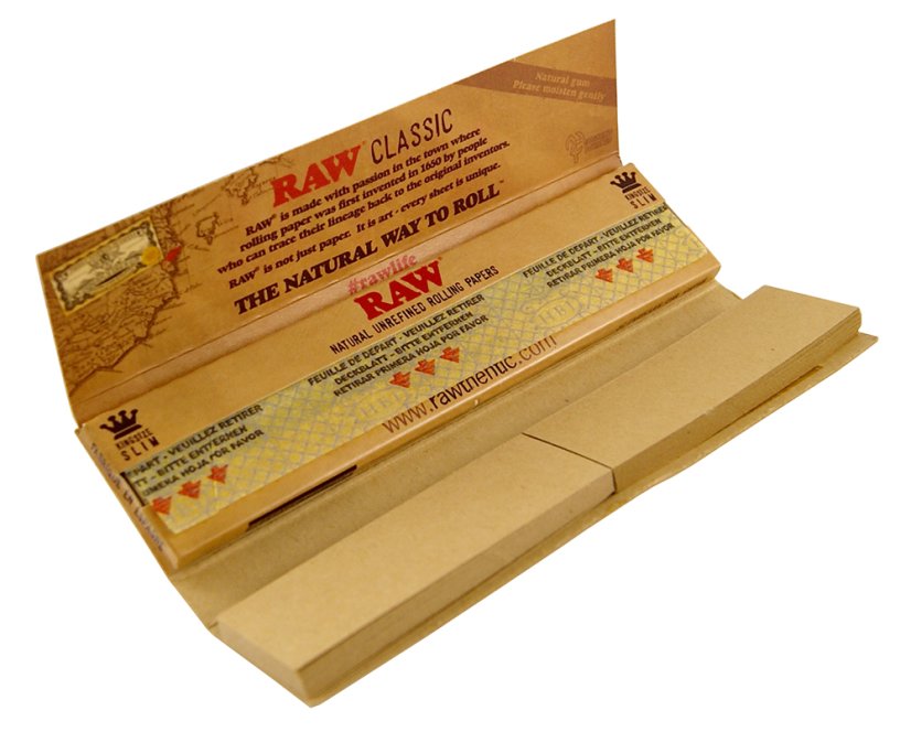 RAW Papers Connoisseur King Size papers with filters, 110 mm, 24 pcs in box
