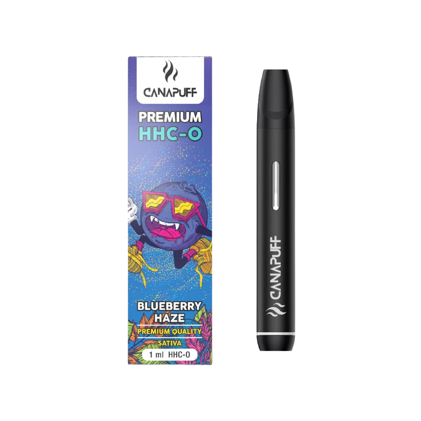 CanaPuff Blueberry Haze 96 % HHC-O - Disposable vape pen, 1 ml