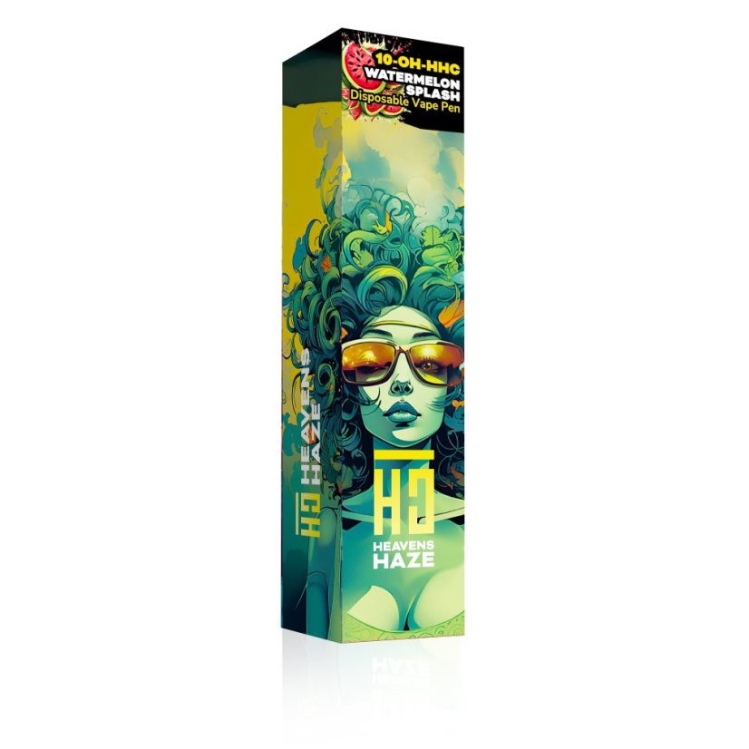 Heavens Haze 10-OH-HHC Disposable Vape Pen Watermelon Splash, 1ml