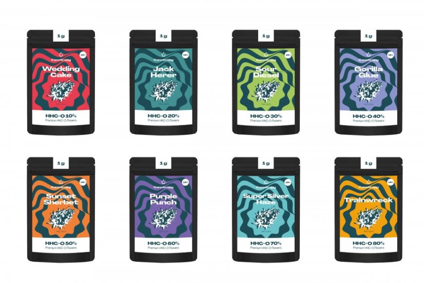 Canntropy HHCO Paquete de flores del 10 al 80%, juego todo en uno: 8 ...