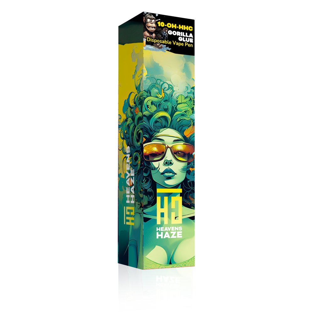 Heavens Haze Pegamento Gorilla para pluma vapeador desechable 10-OH-HHC ...