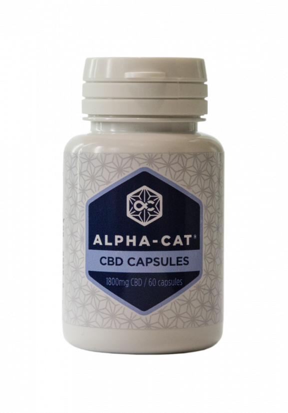 Alpha-CAT CBD Capsules 60x30mg, 1800 mg