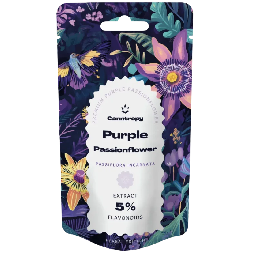 Canntropy Ekstrak Bunga Markisa Ungu (Passiflora incarnata), 5% ...